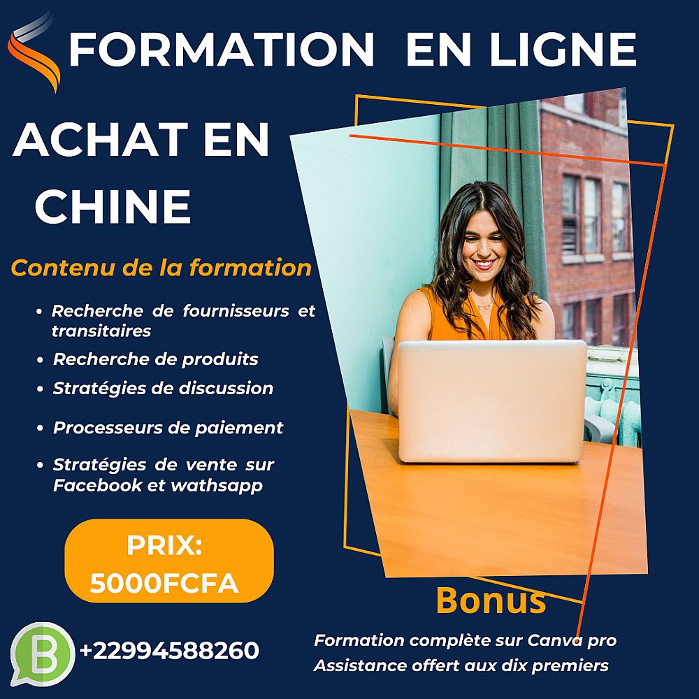 Acheter Pack formation Achat Chine | PayDunya Social Shop