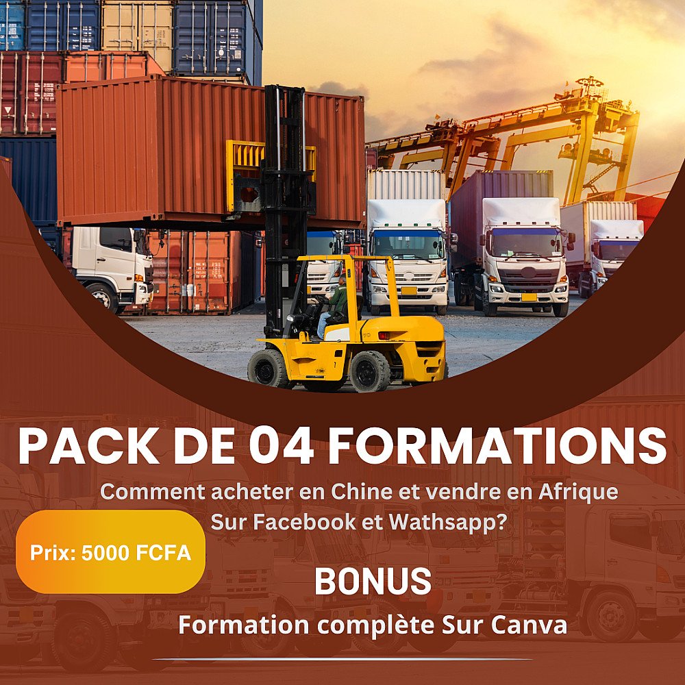 Acheter Pack formation Achat Chine | PayDunya Social Shop