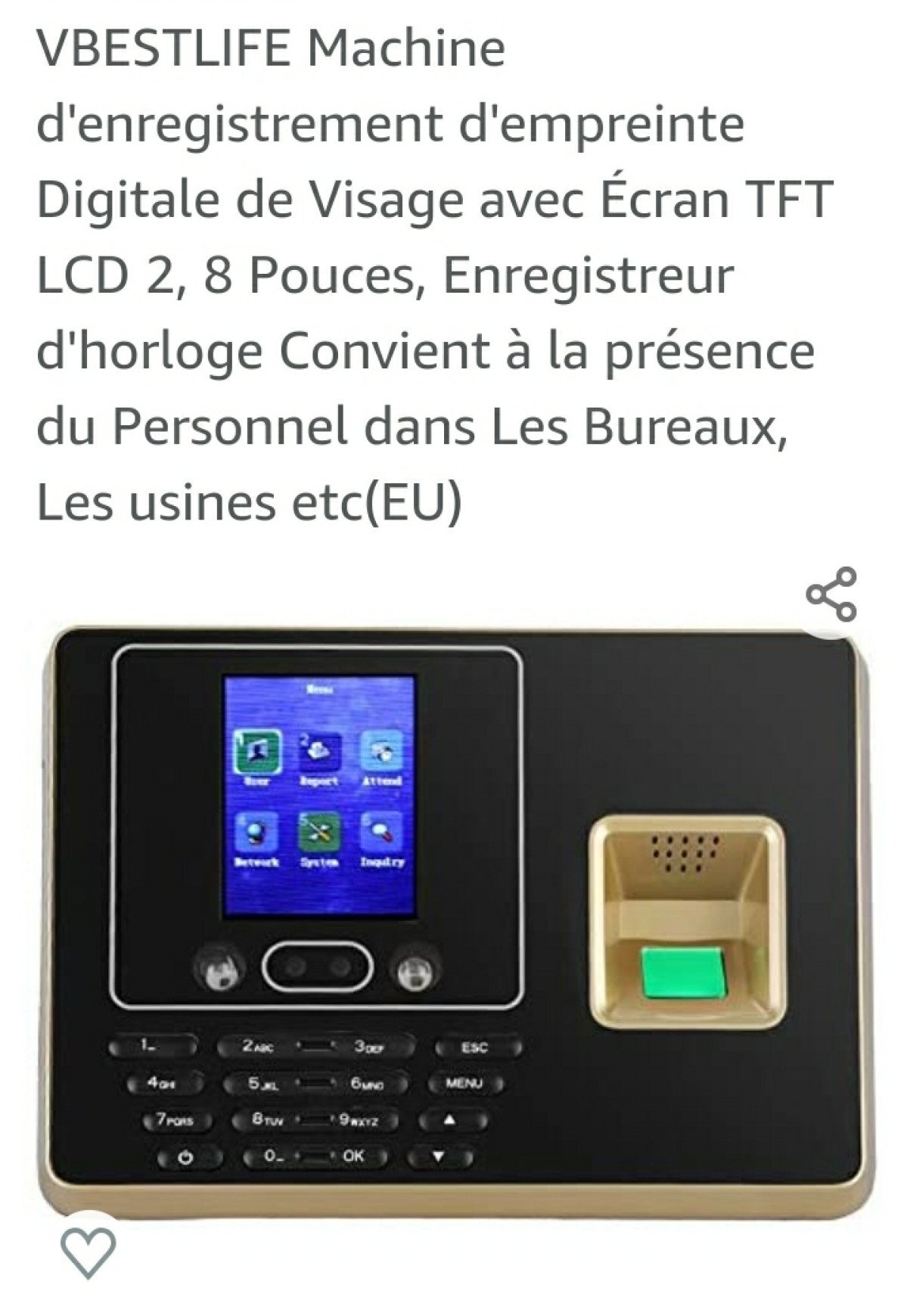 Acheter Appareil de pointage personnel | Social Shop